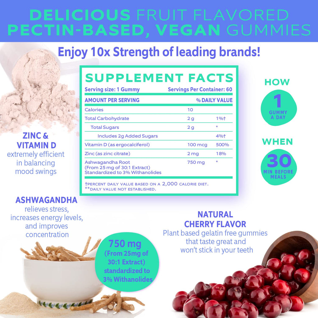 ashwagandha gummies with vitamin D