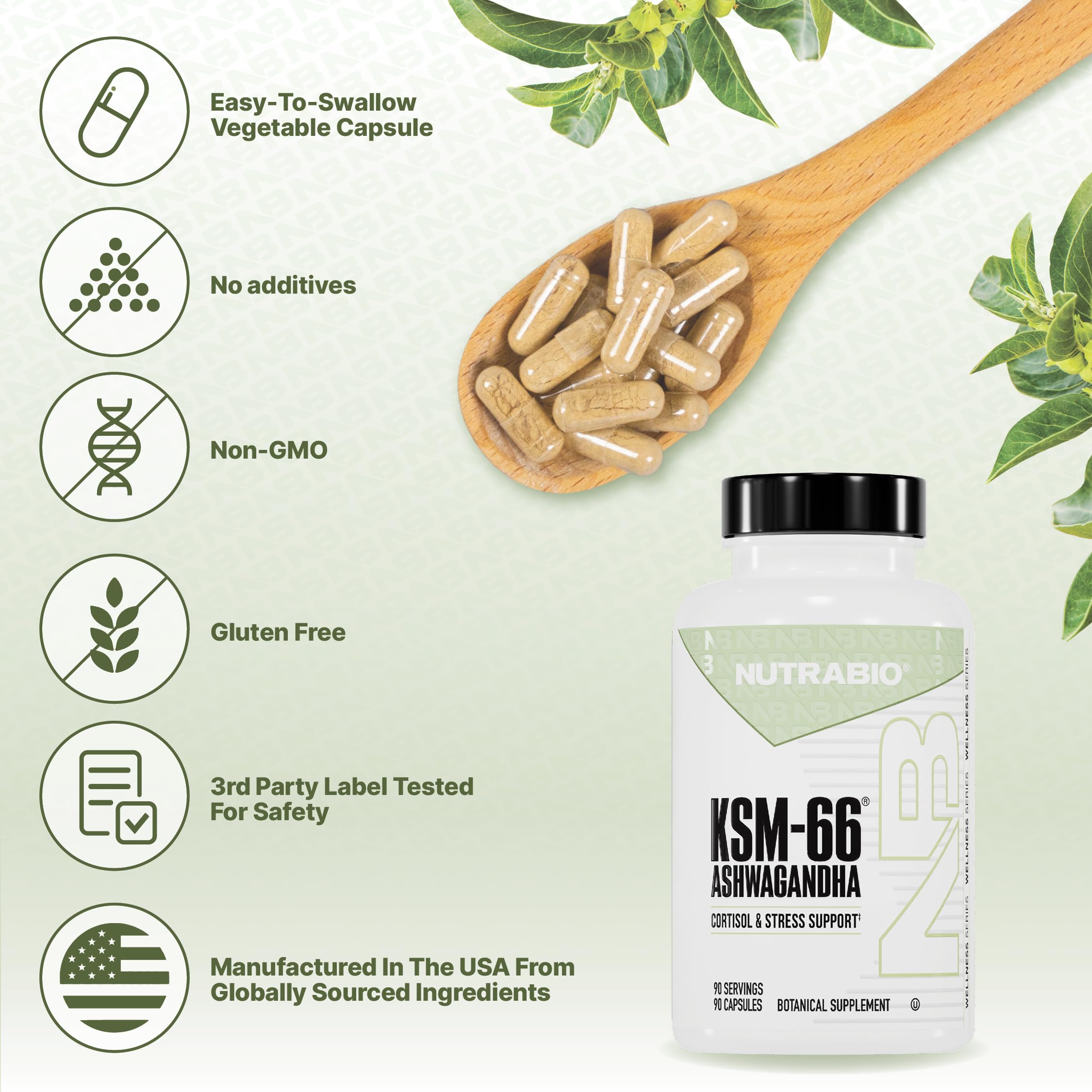 ashwagandha herbal supplement for energy boost