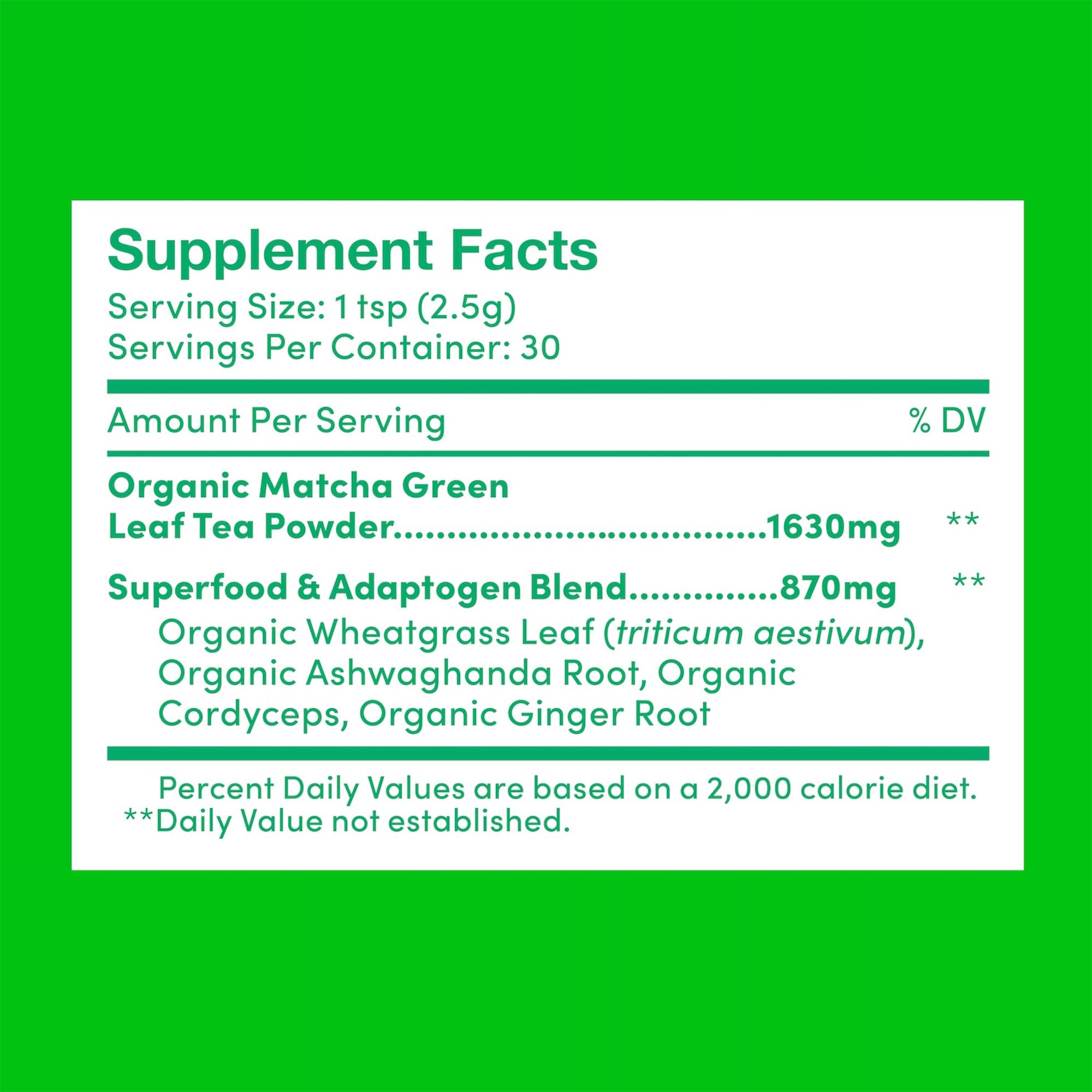 ashwagandha infused alfalfa powder