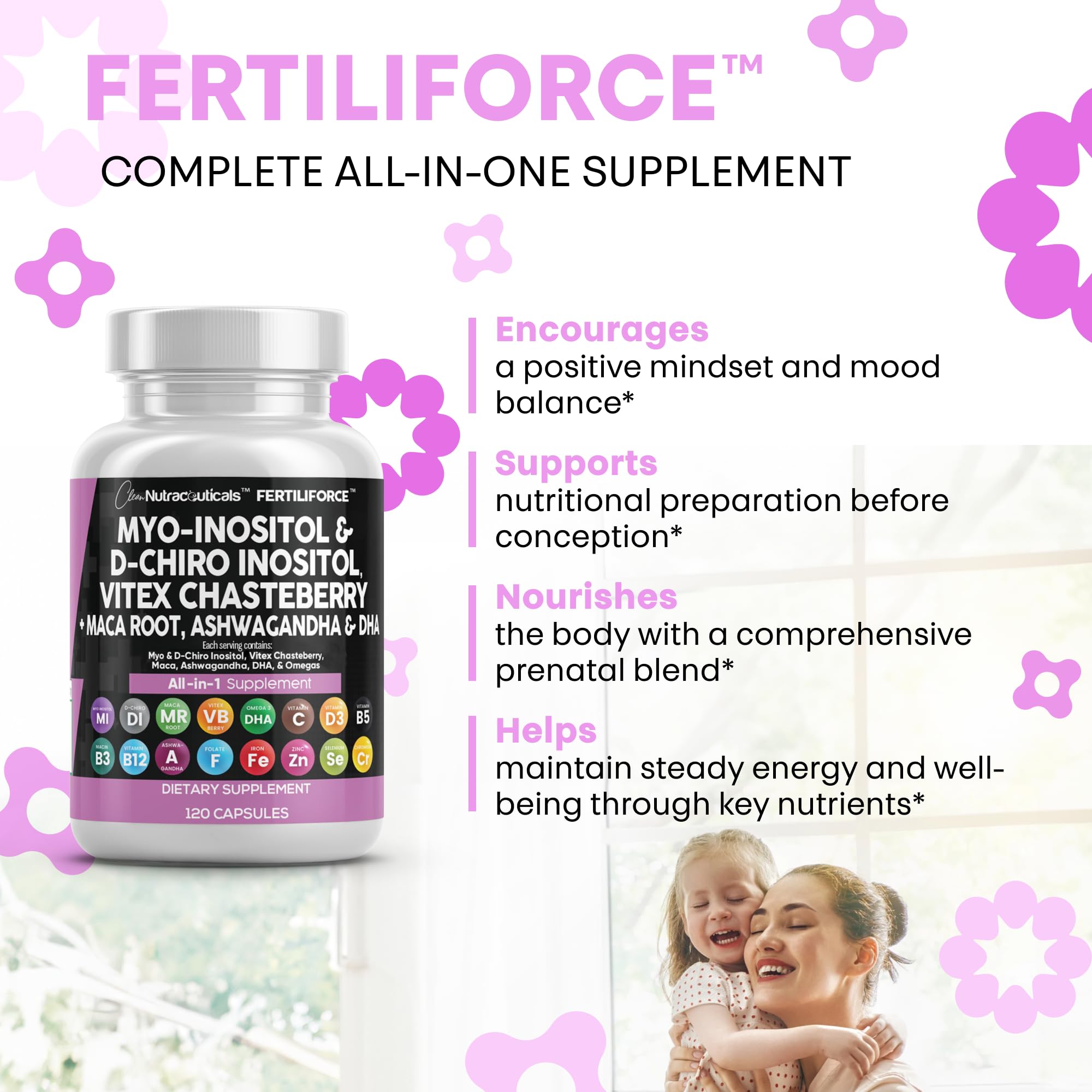Ashwagandha infused blended vitamin supplements
