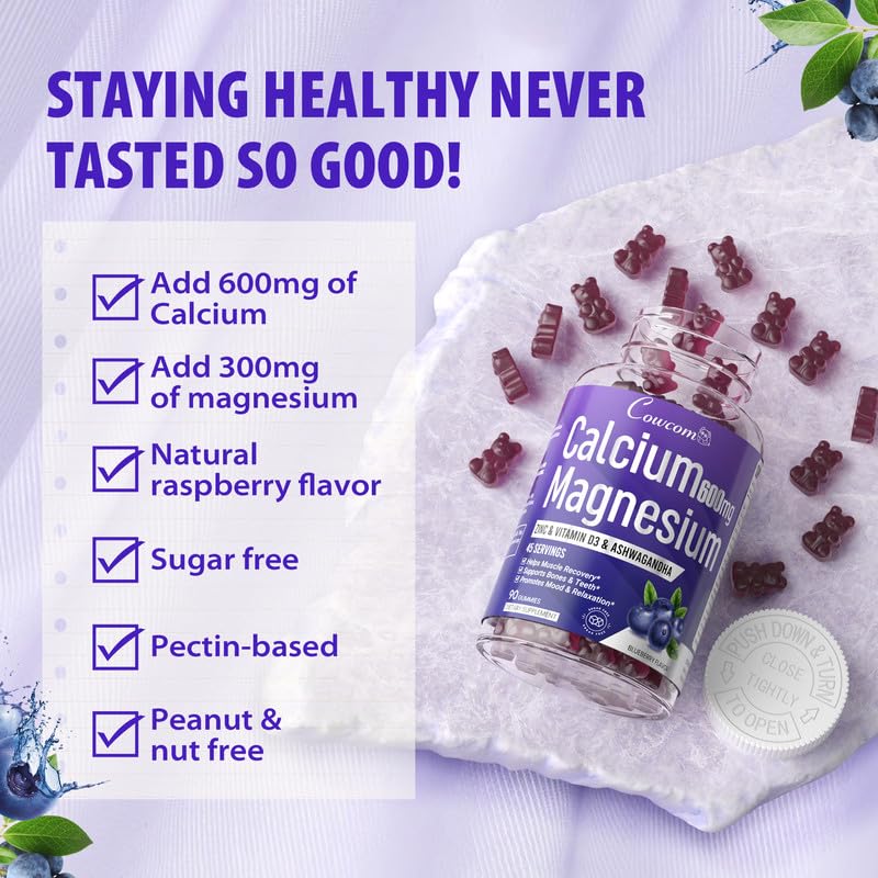 ashwagandha infused calcium gummies