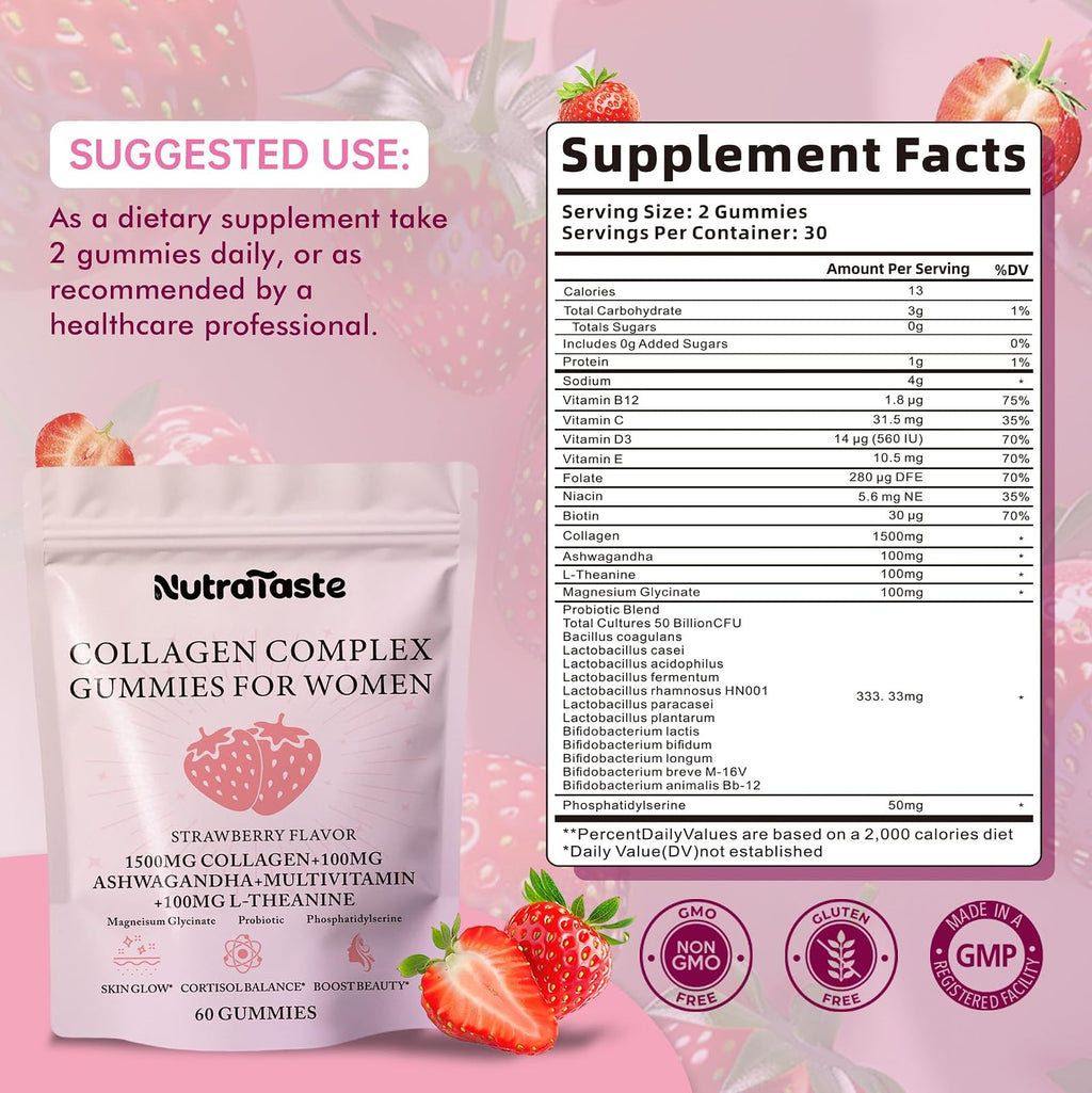 ashwagandha infused collagen supplements