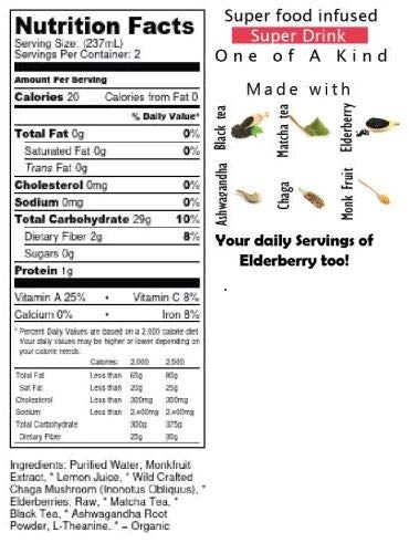 ashwagandha infused elderberry drink