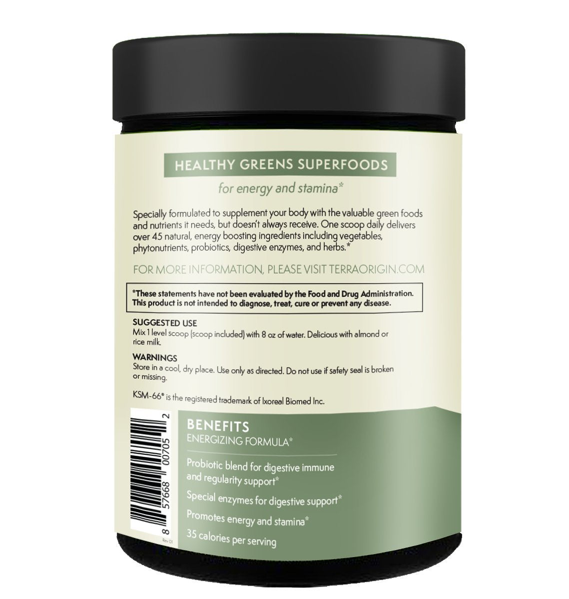 ashwagandha-infused greens powder benefits