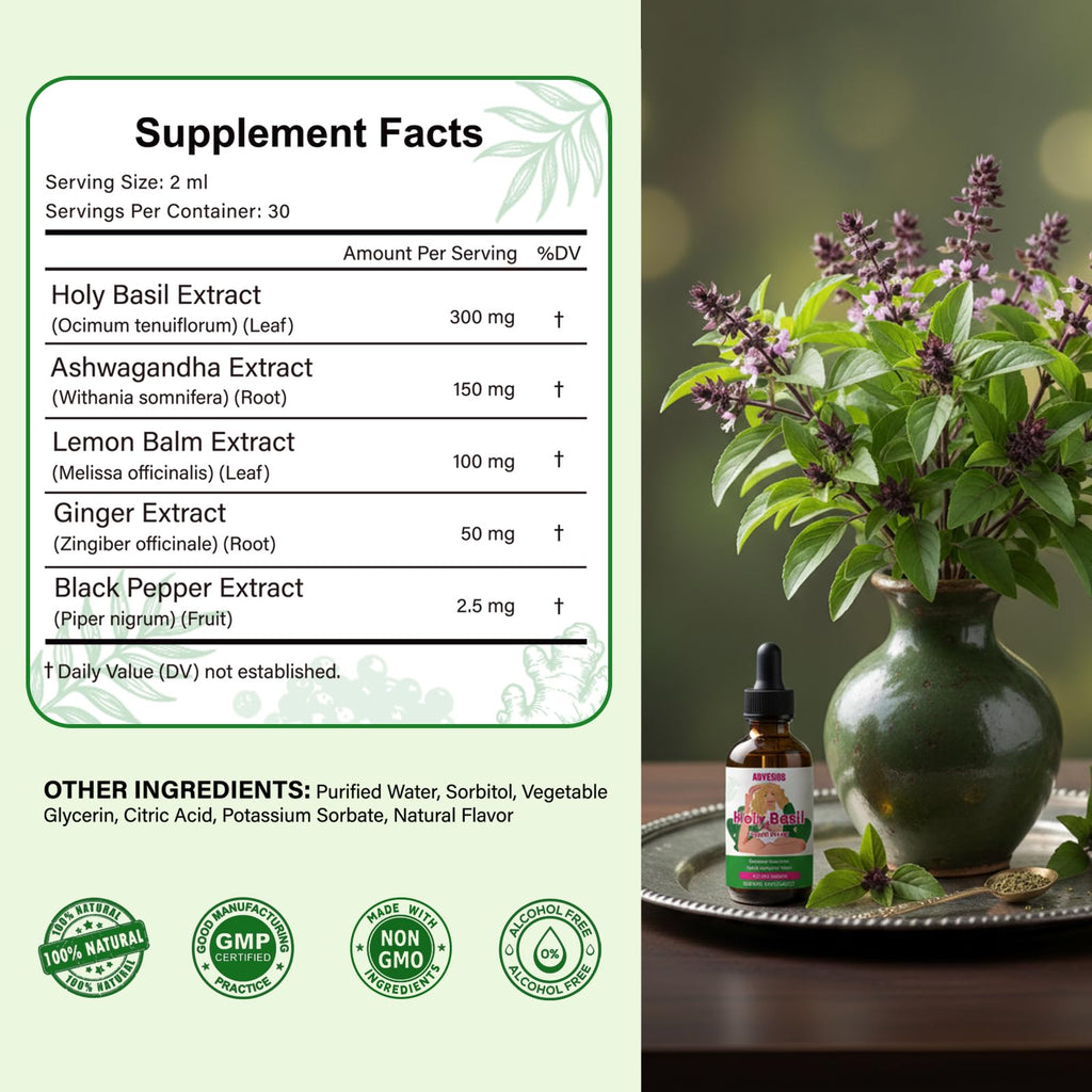Ashwagandha infused herbal drops
