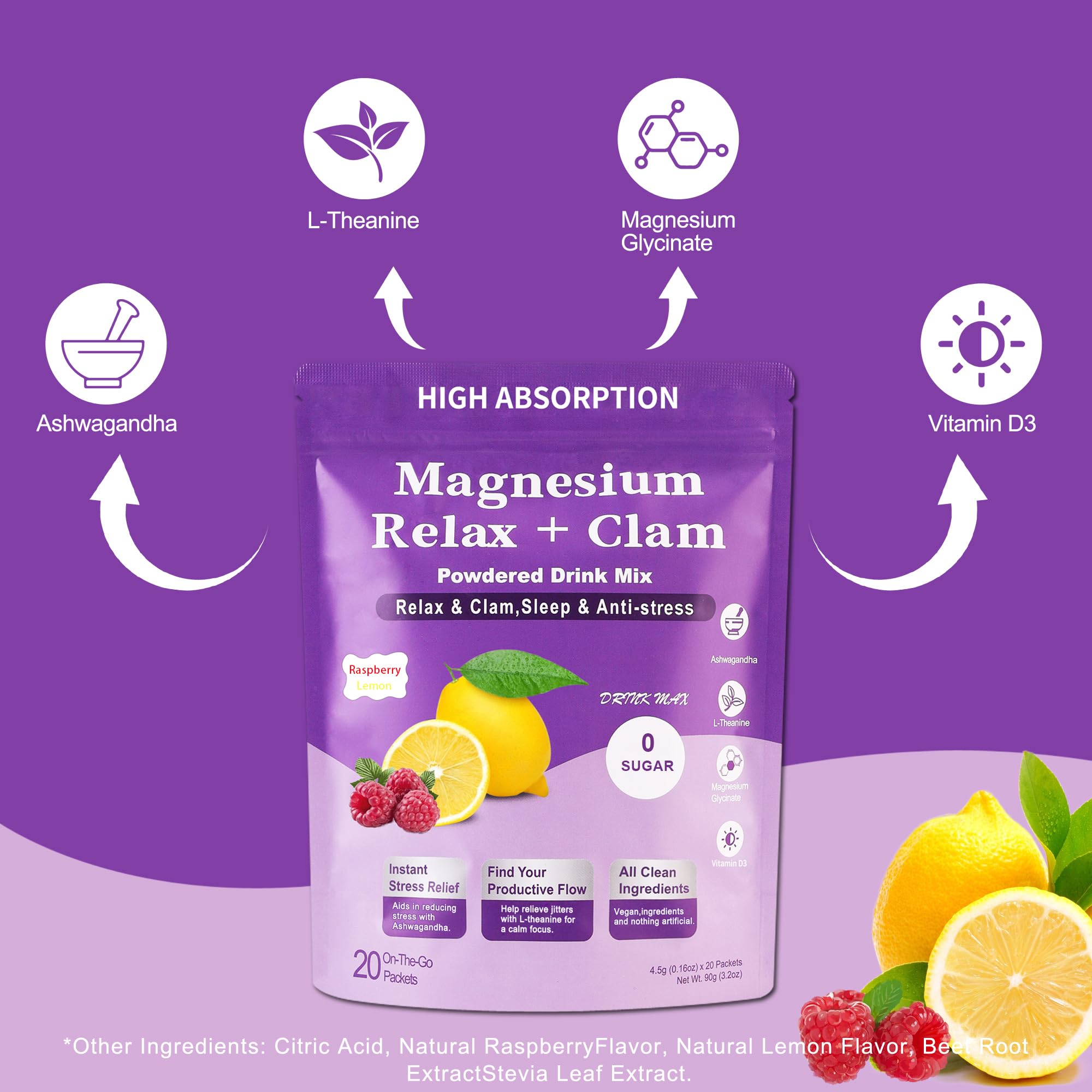 ashwagandha infused magnesium drink mix
