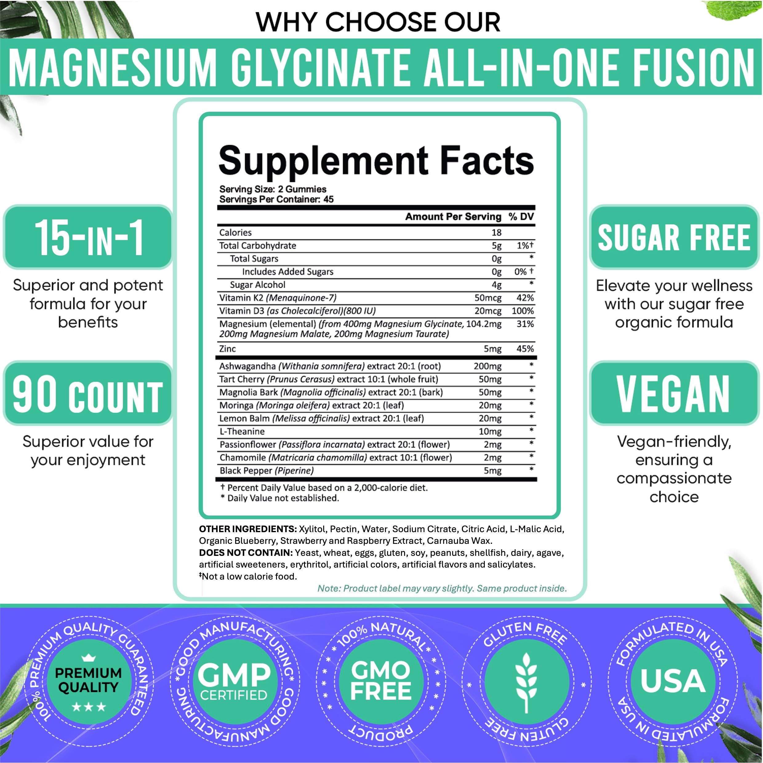 ashwagandha infused magnesium for calmness