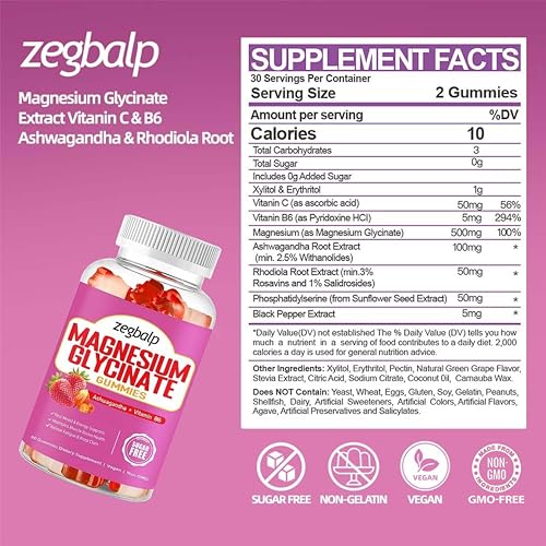 ashwagandha infused magnesium gummies