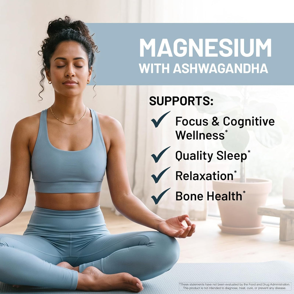 Ashwagandha infused magnesium tablets