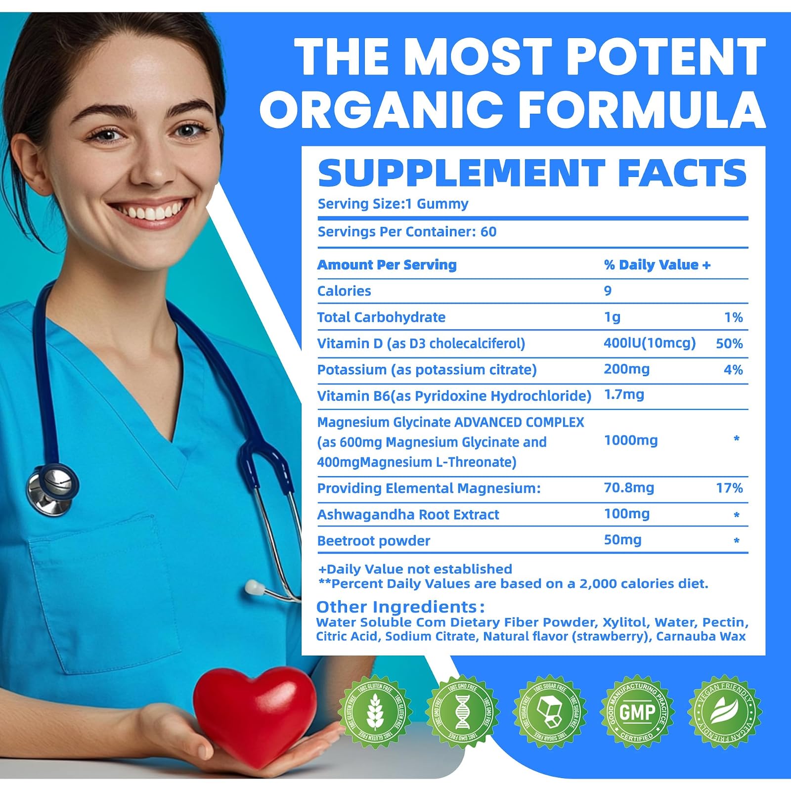 ashwagandha infused potassium supplements