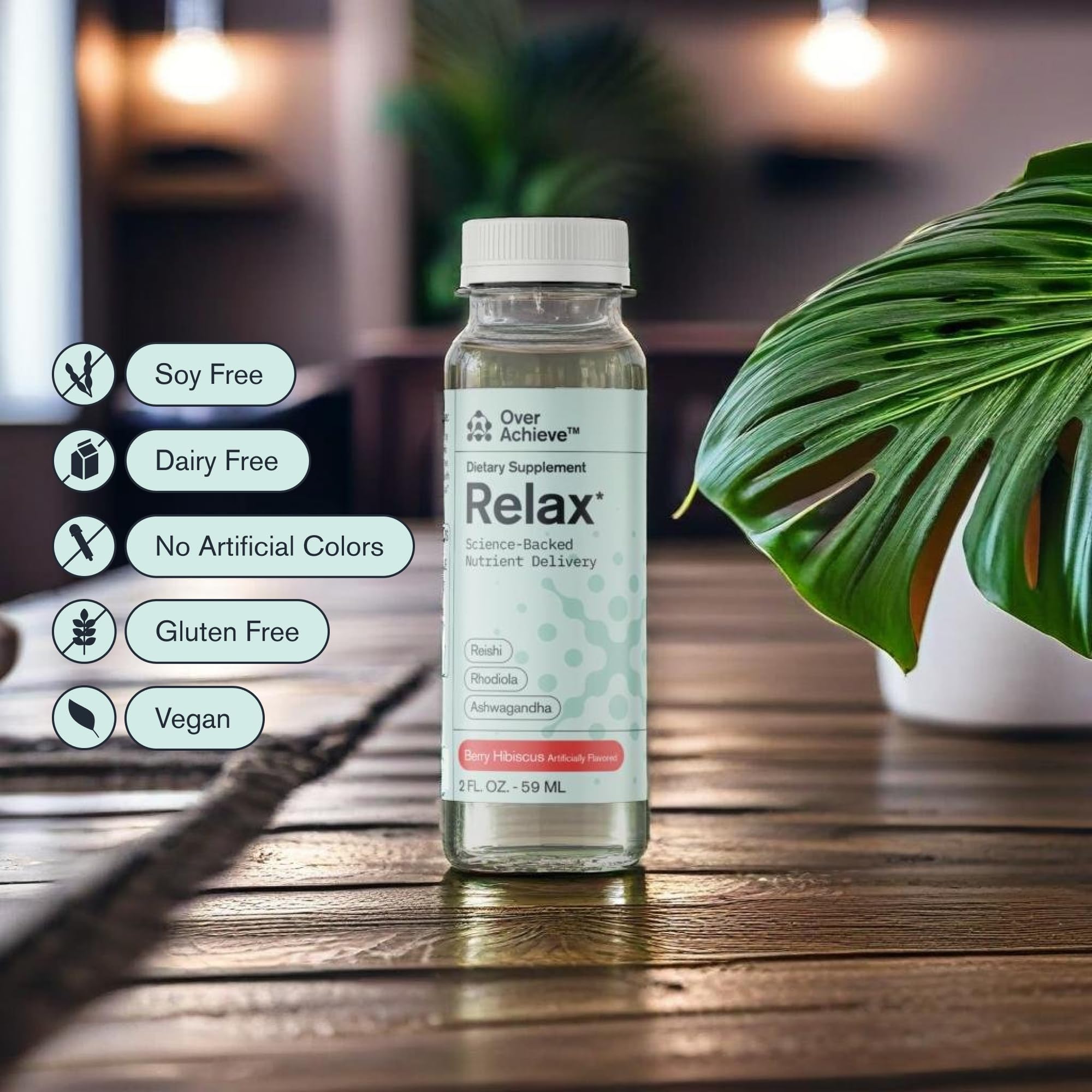 Ashwagandha infused relaxation drink