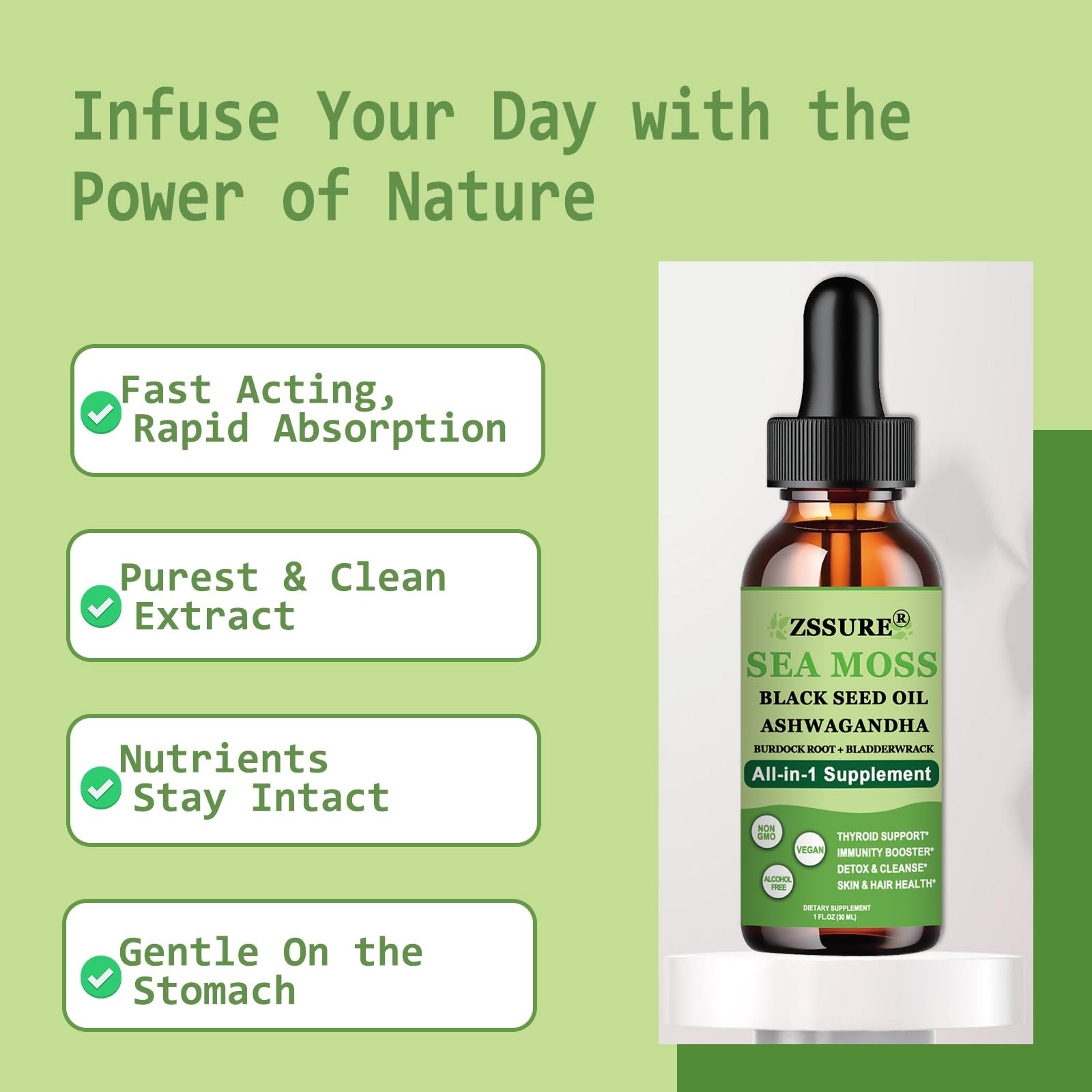 ashwagandha infused sea moss drops