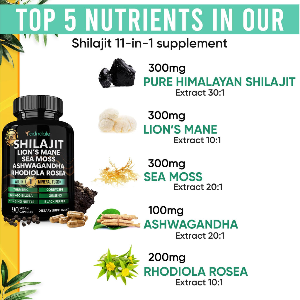 ashwagandha infused shilajit capsules