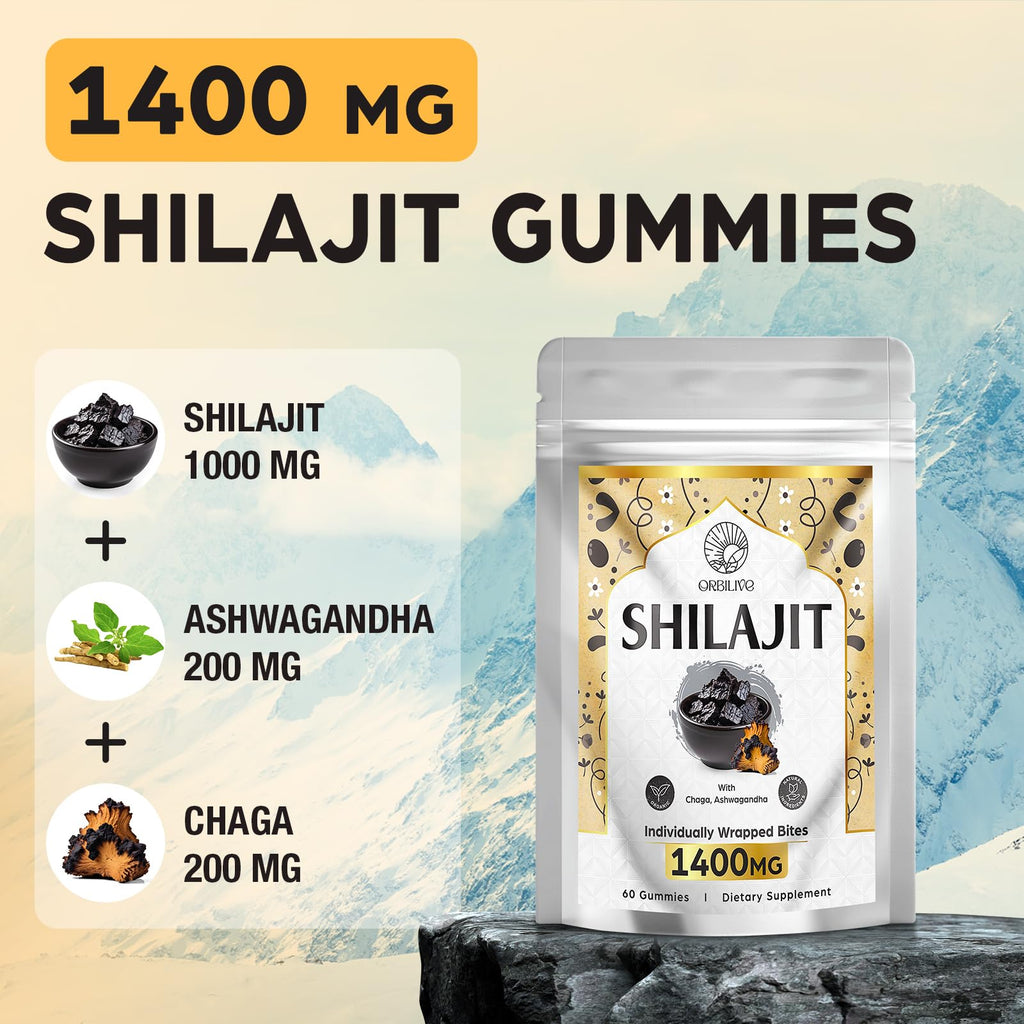 ashwagandha infused shilajit gummies benefits