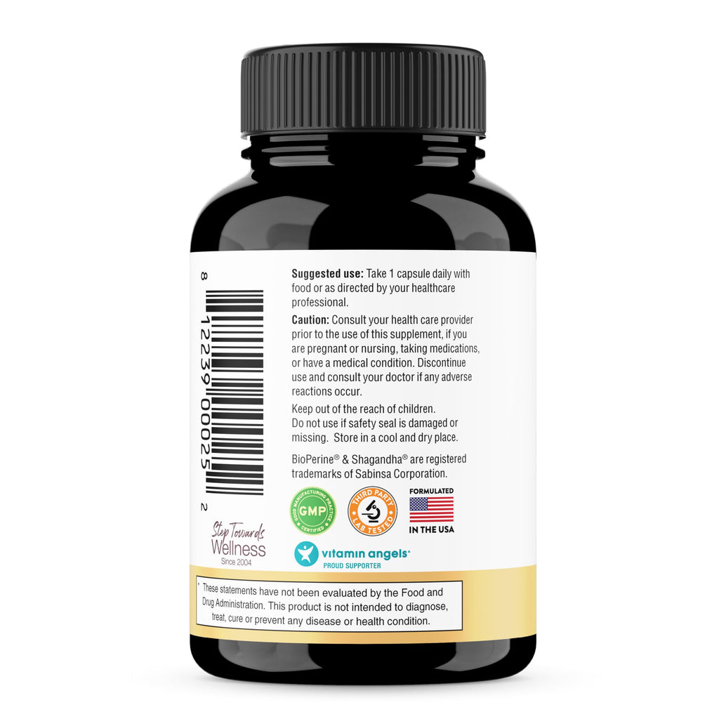 Ashwagandha infused vitamin capsules