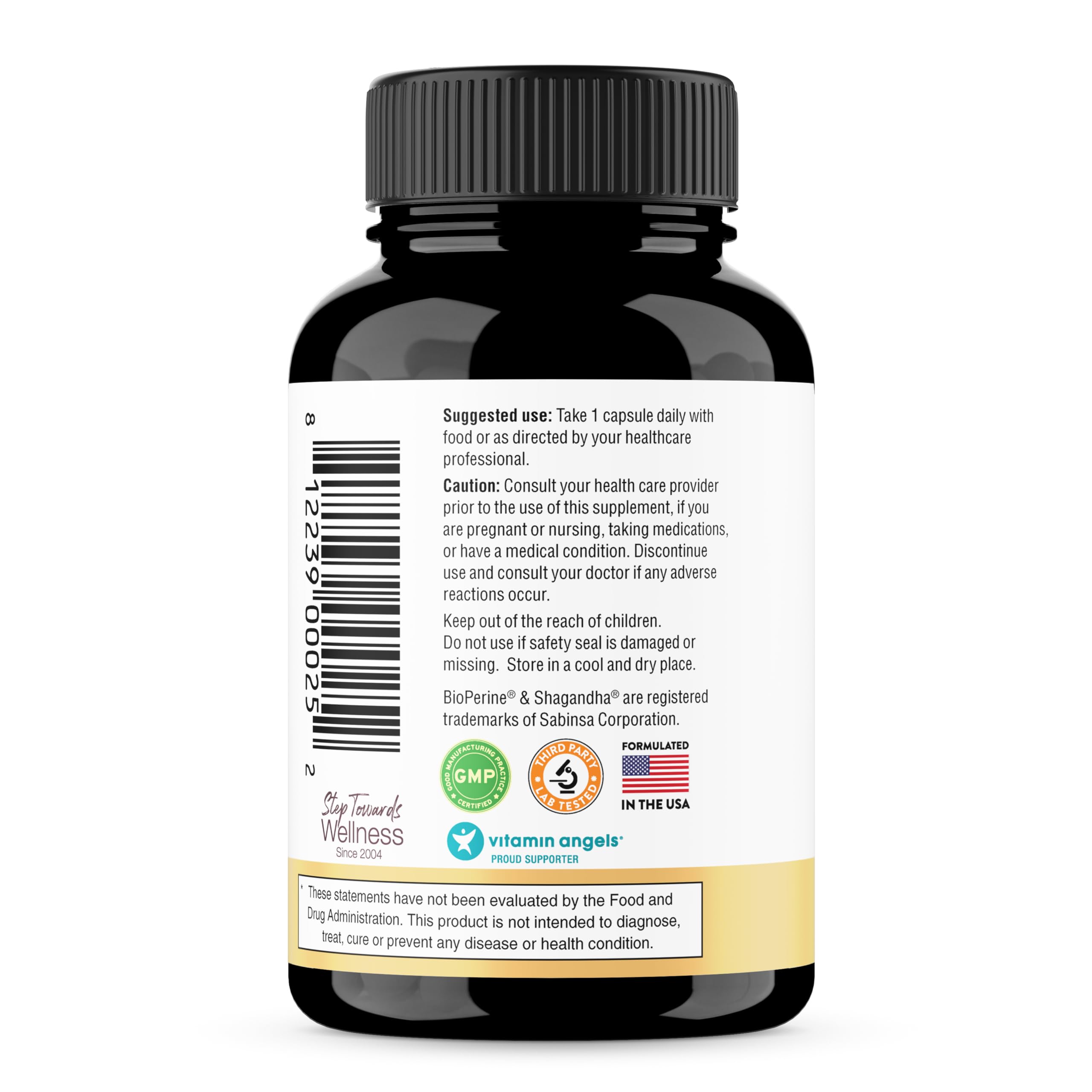 Ashwagandha infused vitamin capsules