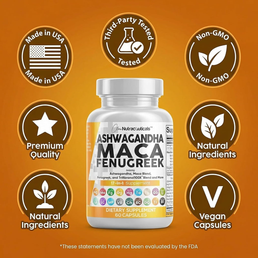 Ashwagandha ksm-66 capsules for overall vitality