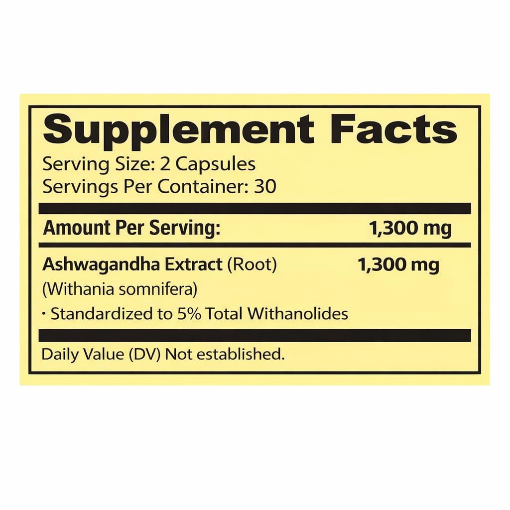 Ashwagandha KSM-66 for enhanced focus