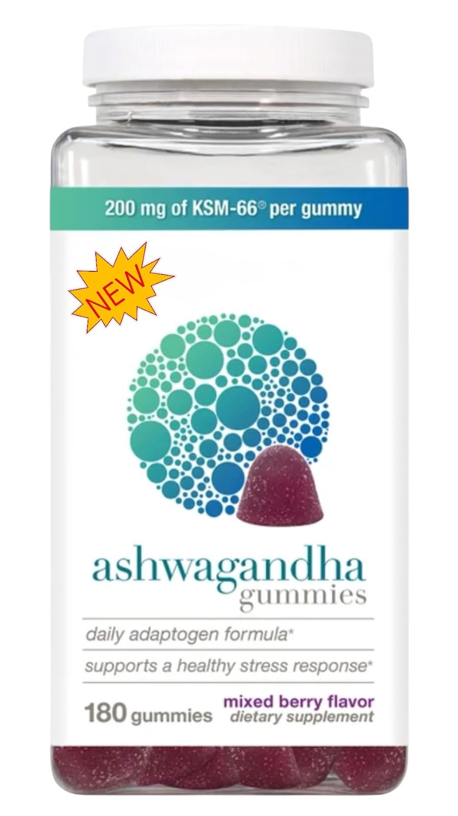 Ashwagandha KSM-66 gummies for stress relief