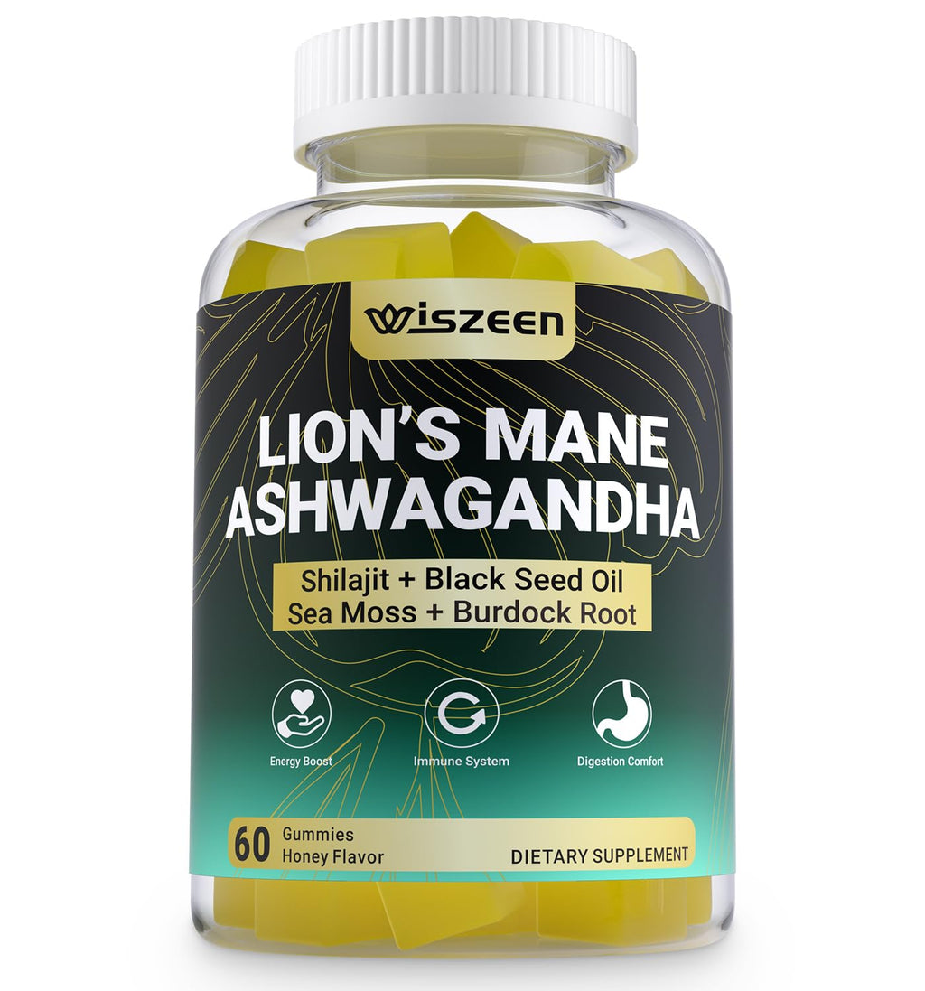 ashwagandha lion's mane gummies for stress relief