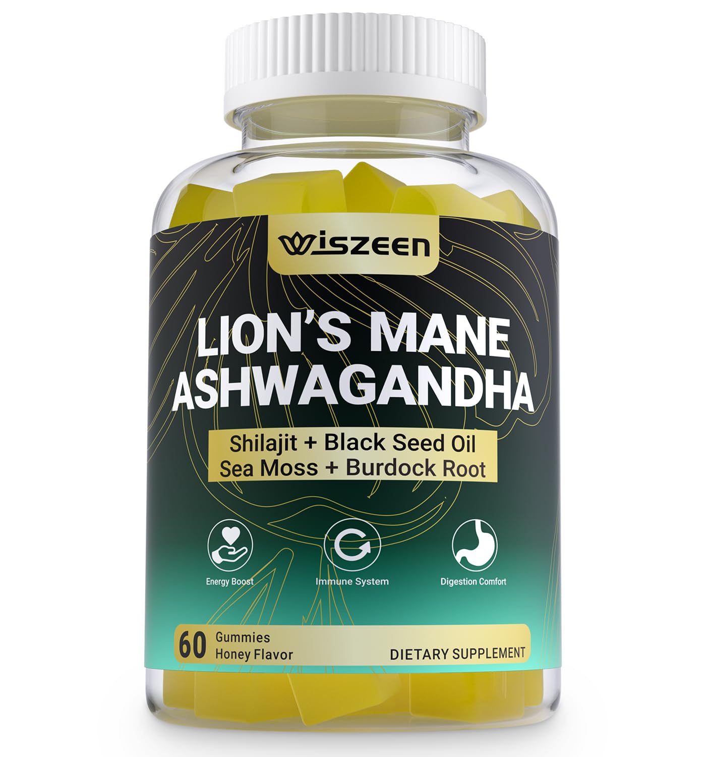 ashwagandha lion's mane gummies for stress relief