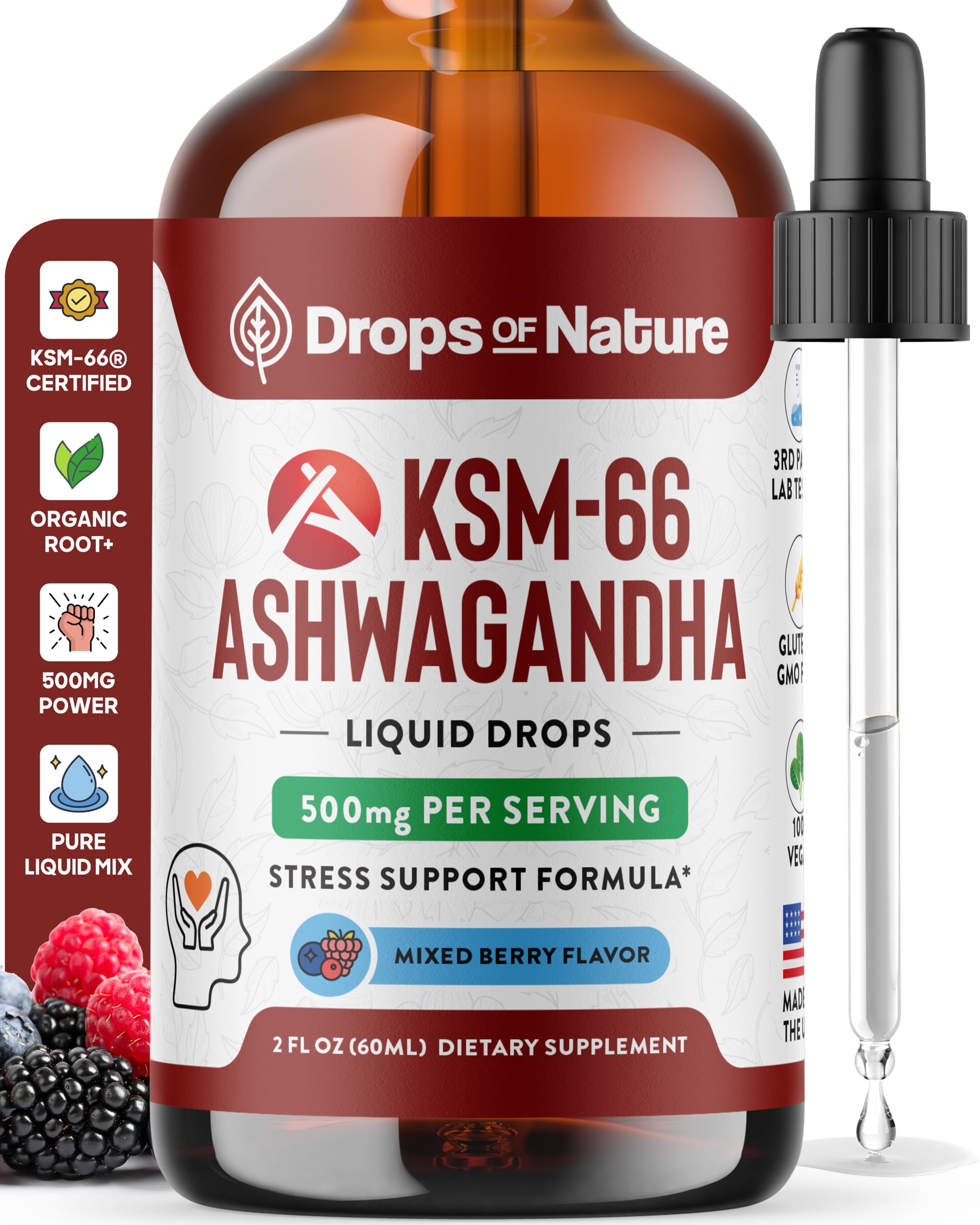 ashwagandha liquid supplement for focus
