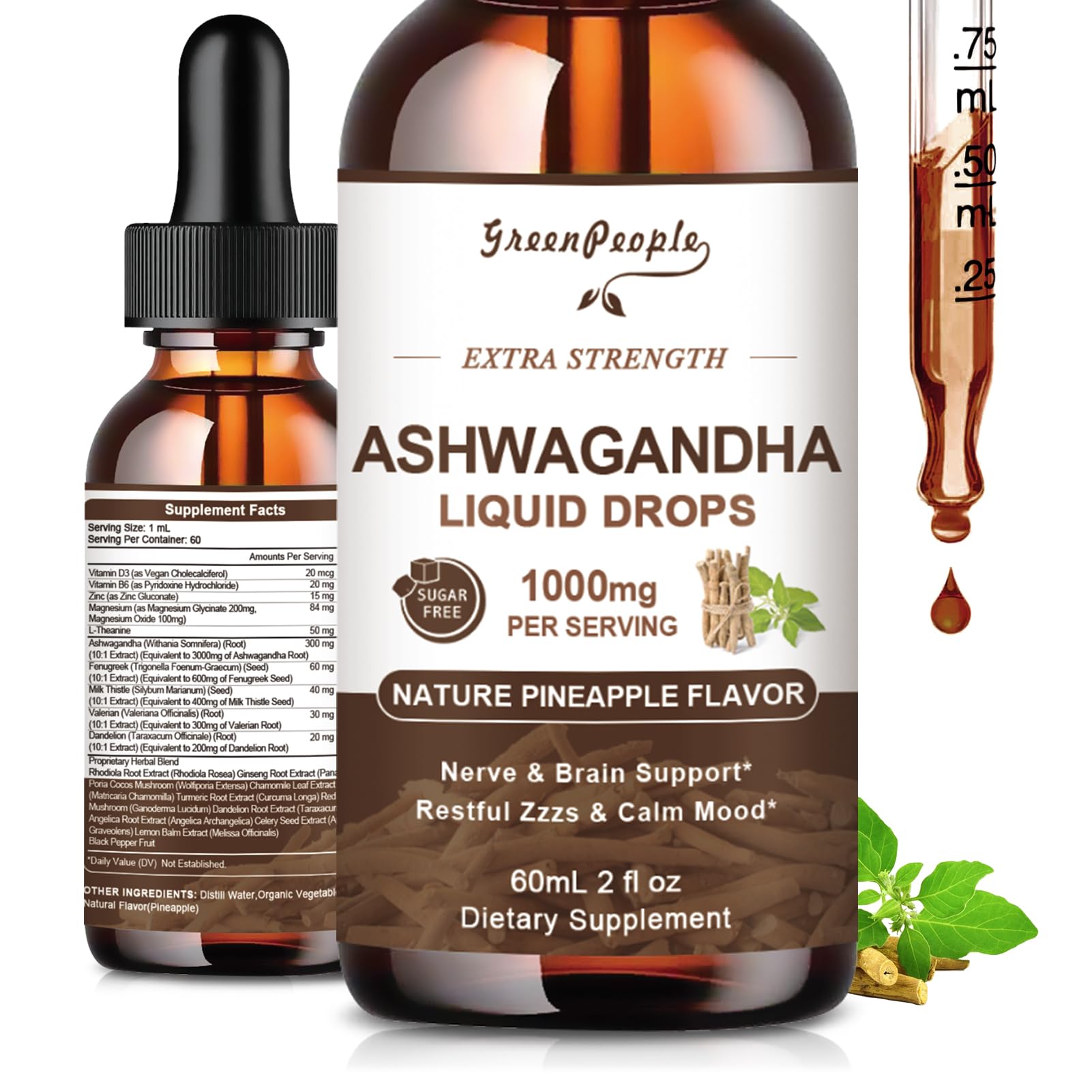 ashwagandha liquid supplement for stress relief