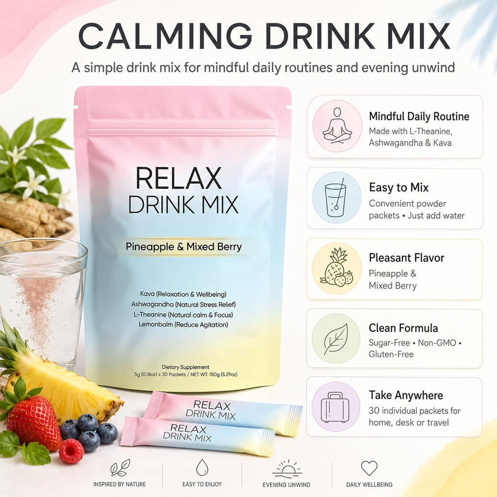 Ashwagandha natural relaxation blend