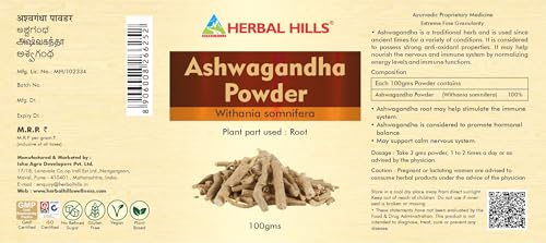 Ashwagandha powder for immune support