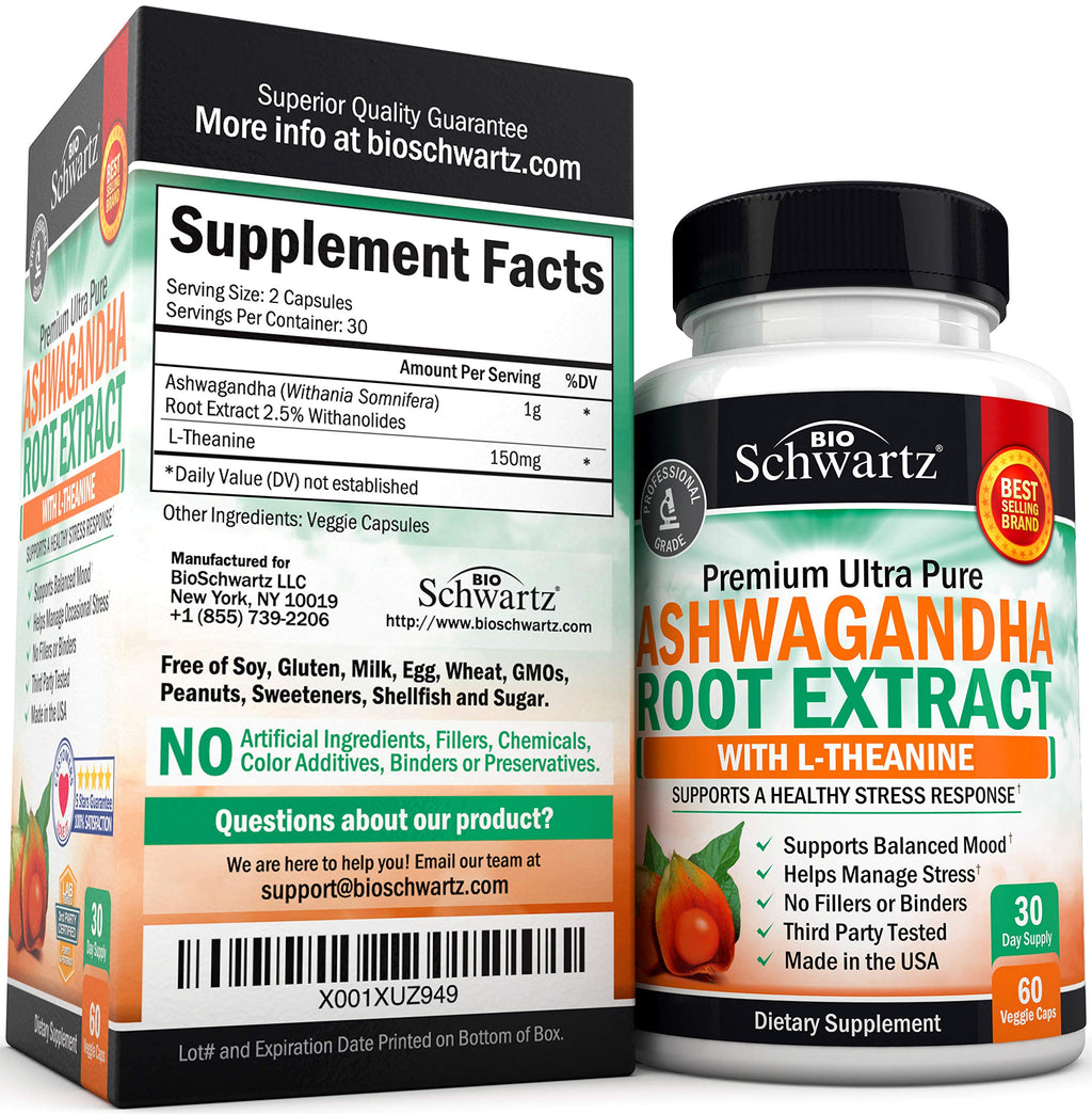 ashwagandha root extract for stress relief