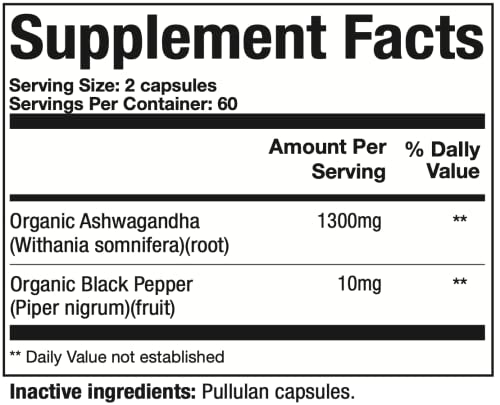 ashwagandha root extract with black pepper