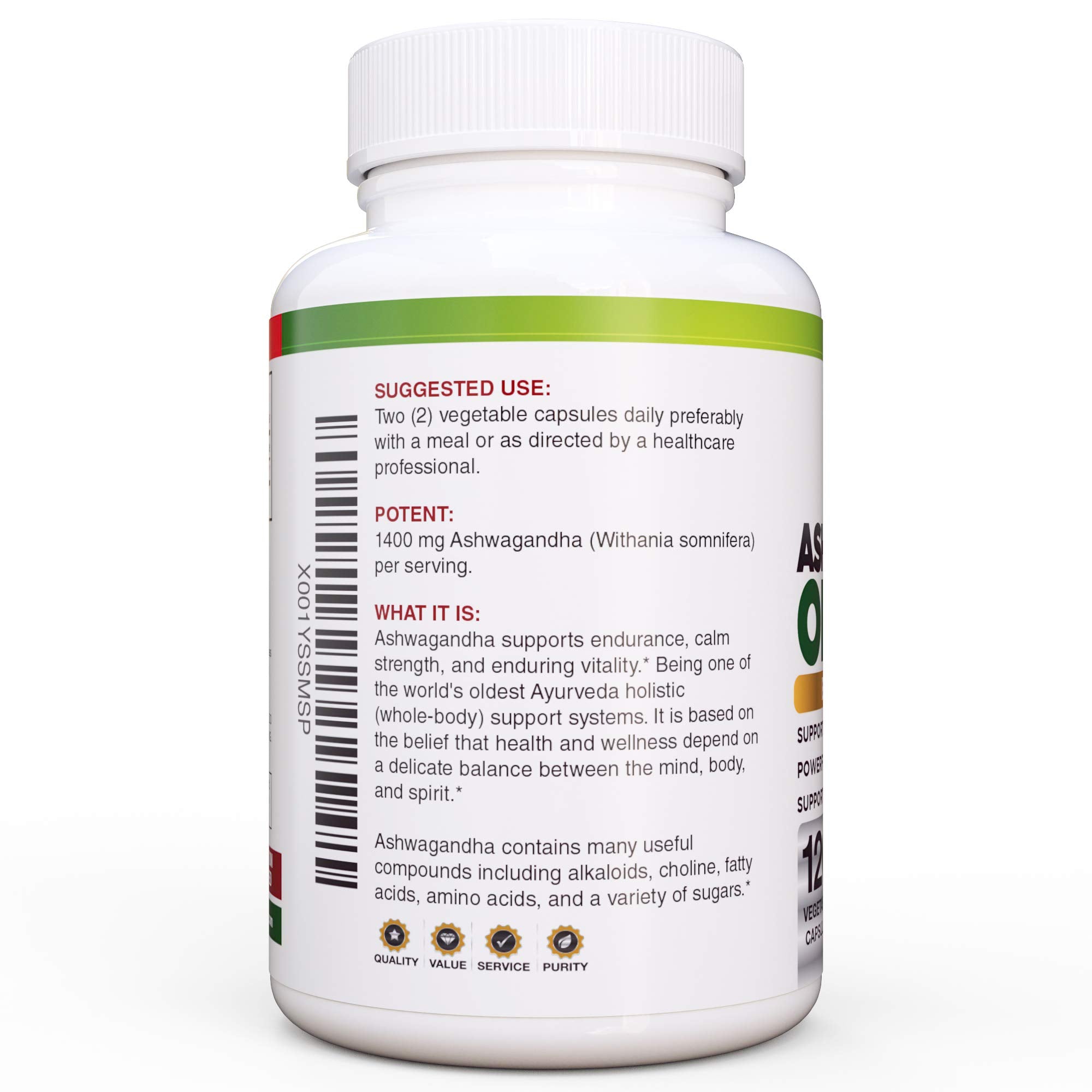 ashwagandha supplement for calmness and relaxation
