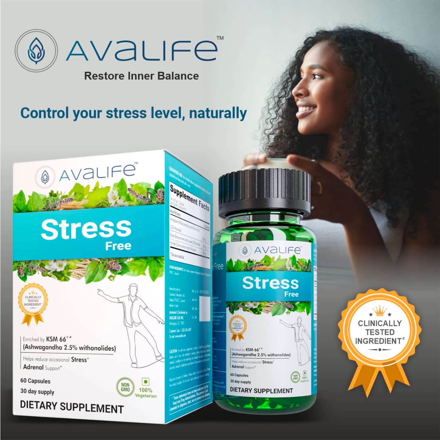Ashwagandha supplement for emotional wellness