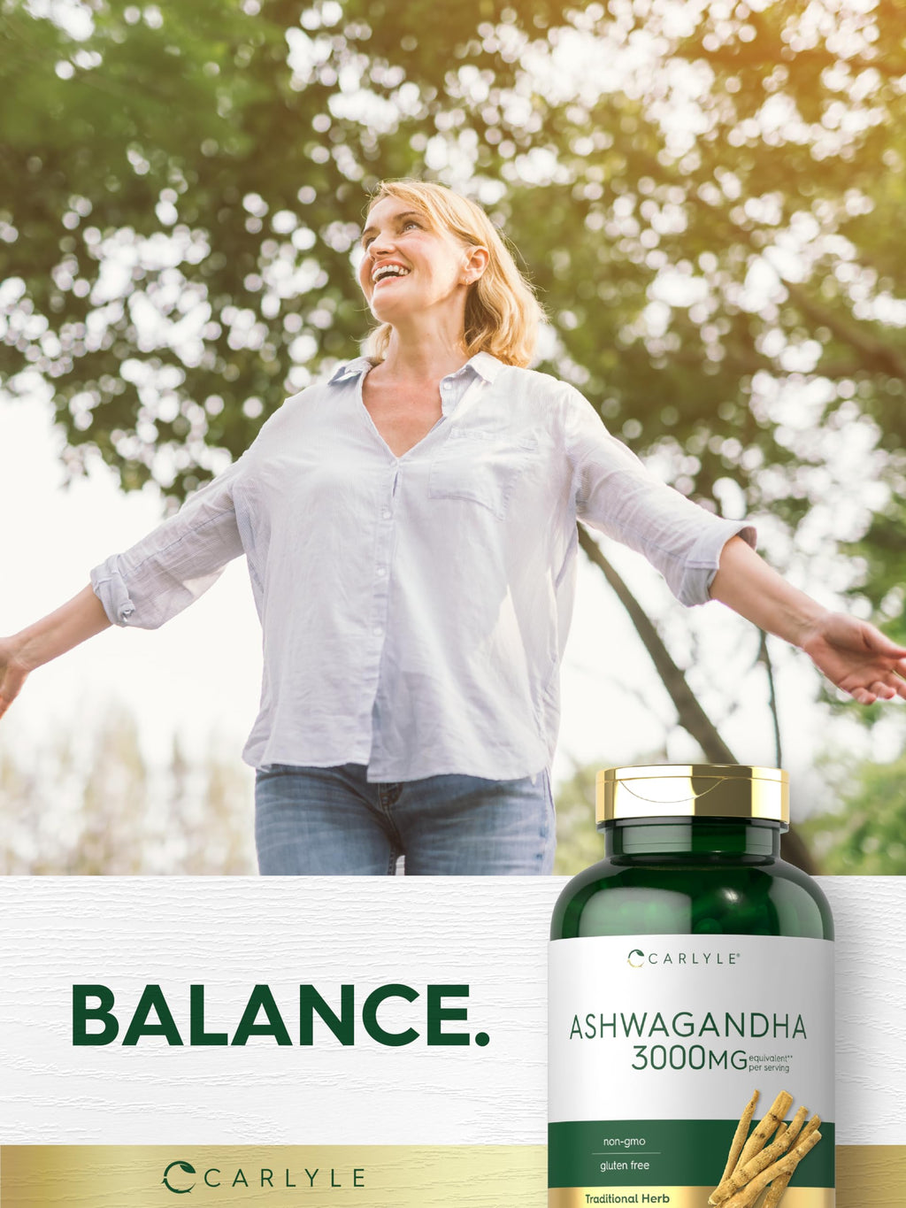 Ashwagandha supplement for improved focus