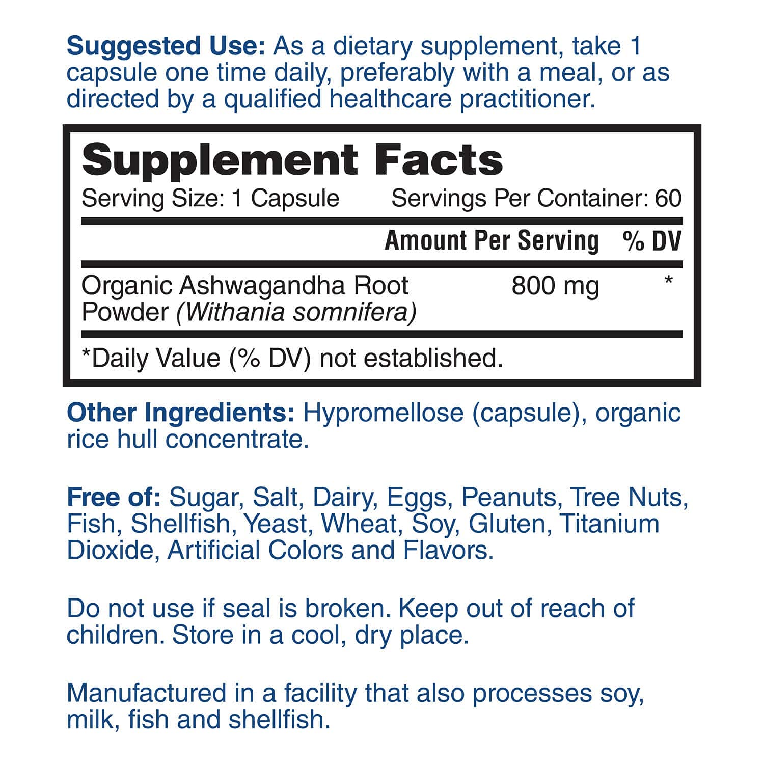 Ashwagandha supplement for mental clarity