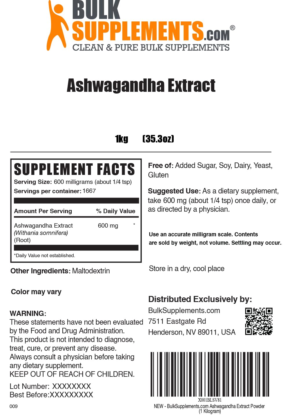 ashwagandha supplement for vitality