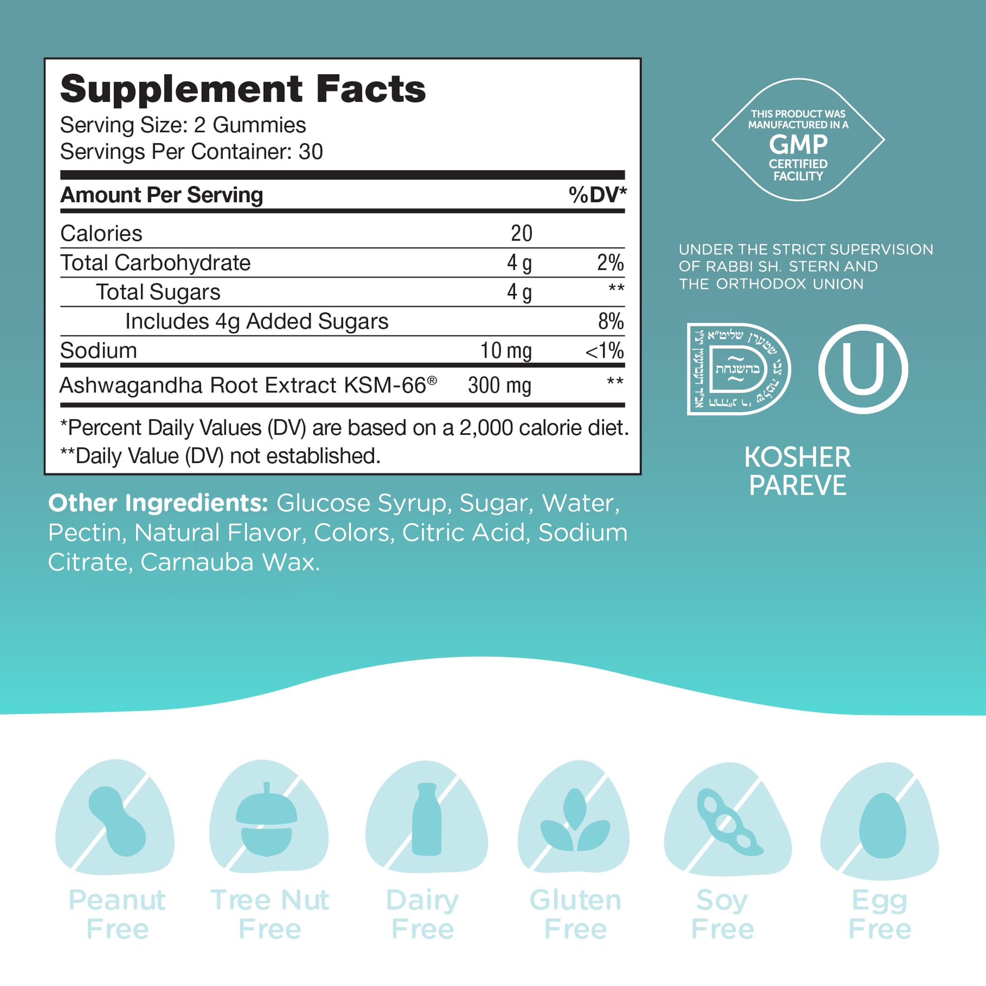 Ashwagandha vitamins for improved focus