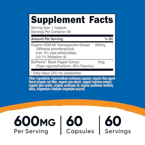 ashwagandha with BioPerine for absorption