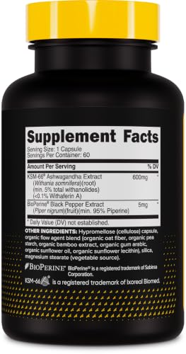 ashwagandha with BioPerine for absorption