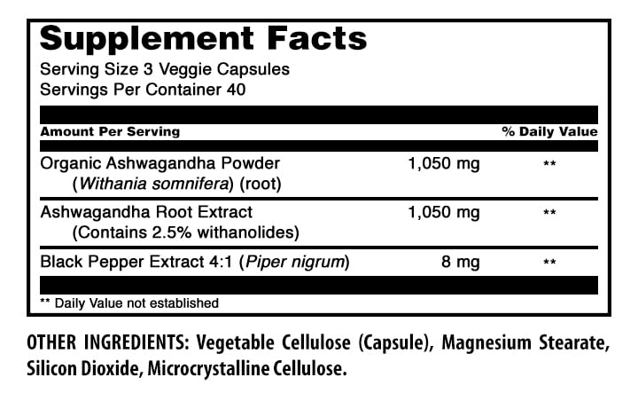 ashwagandha with black pepper benefits