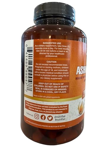 Ashwagandha with black pepper for absorption