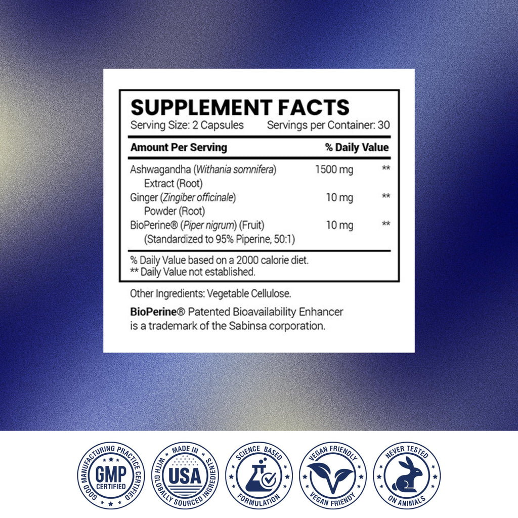 ashwagandha with ginger root extract