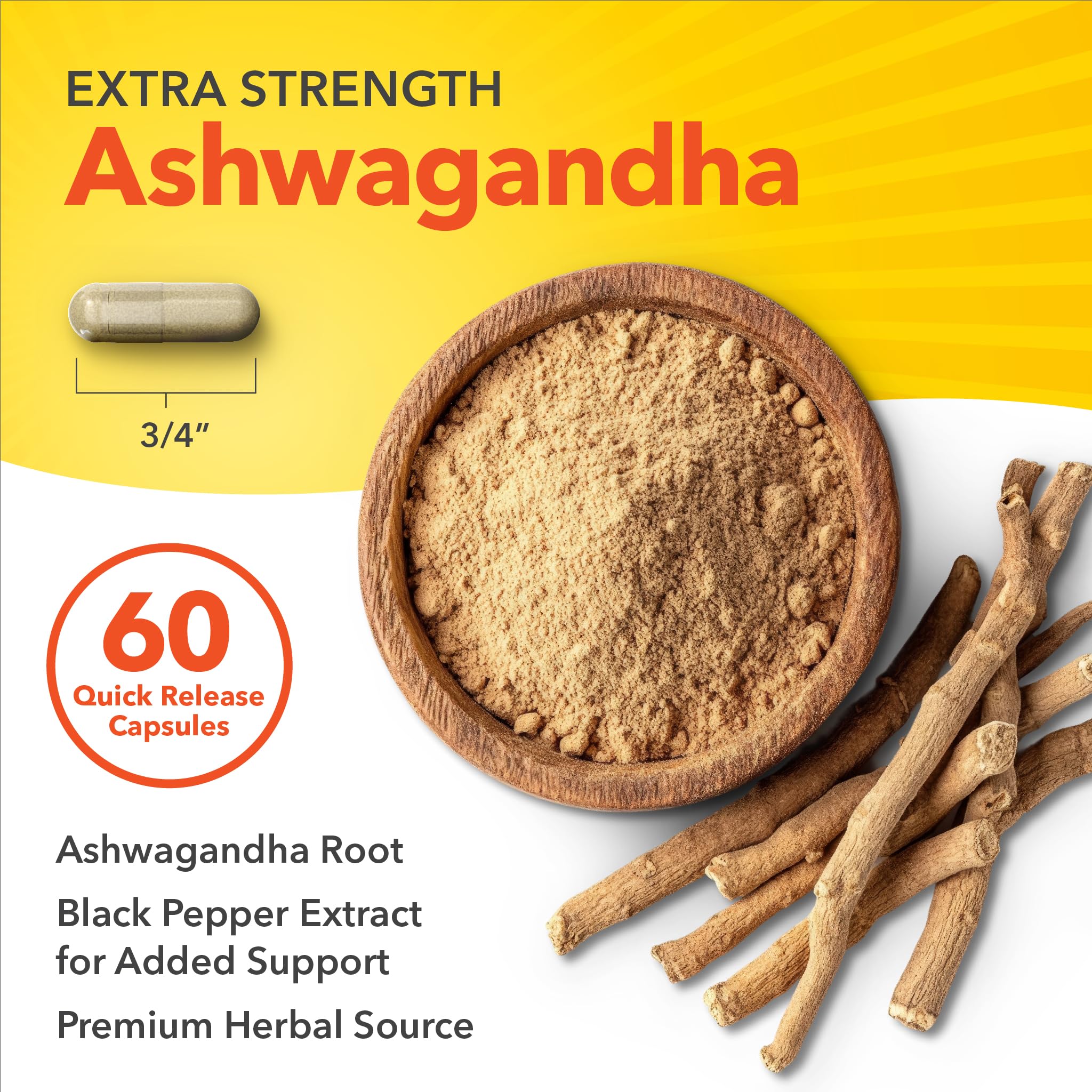 Ashwagandha with magnesium for stress support