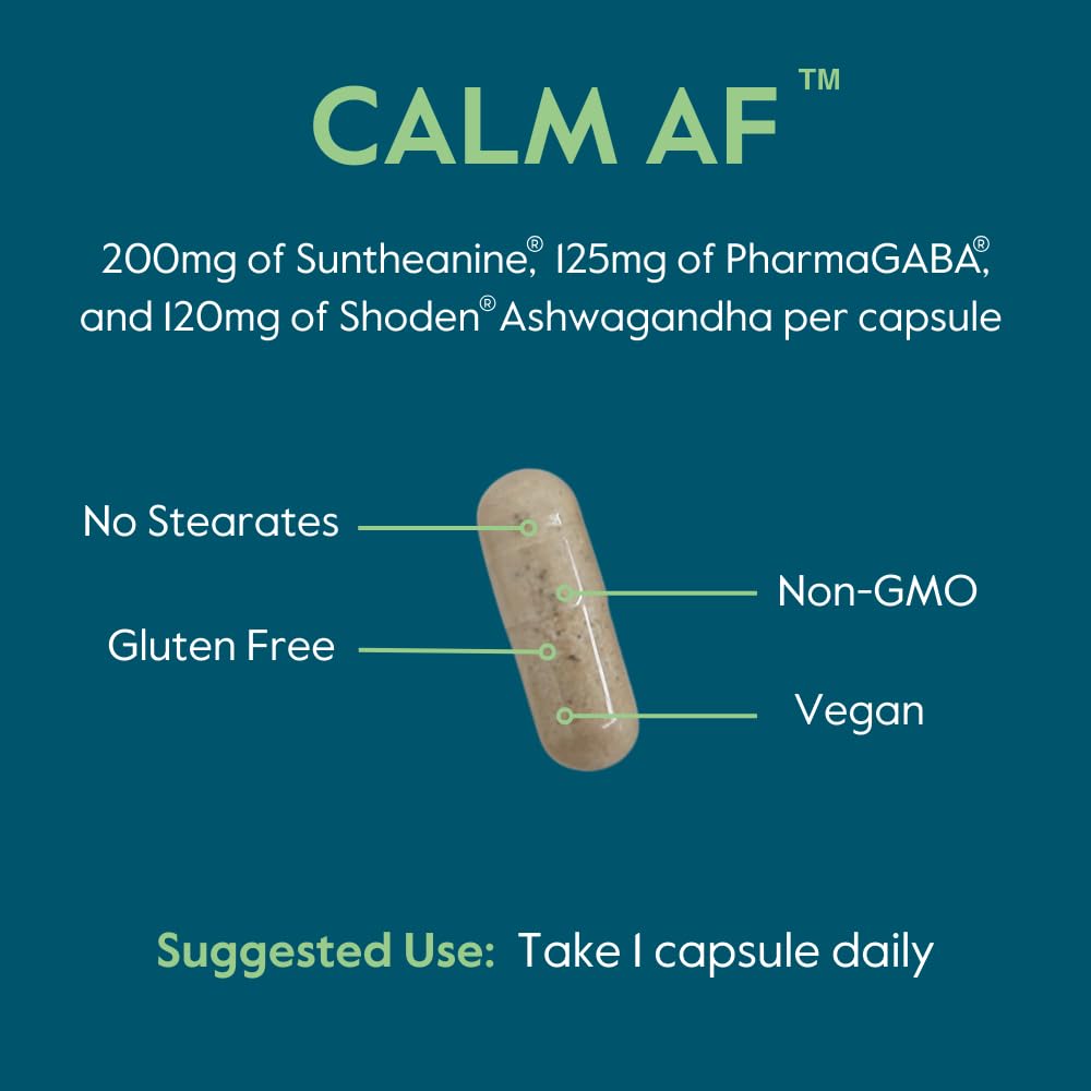 ashwagandha with PharmaGABA for calmness
