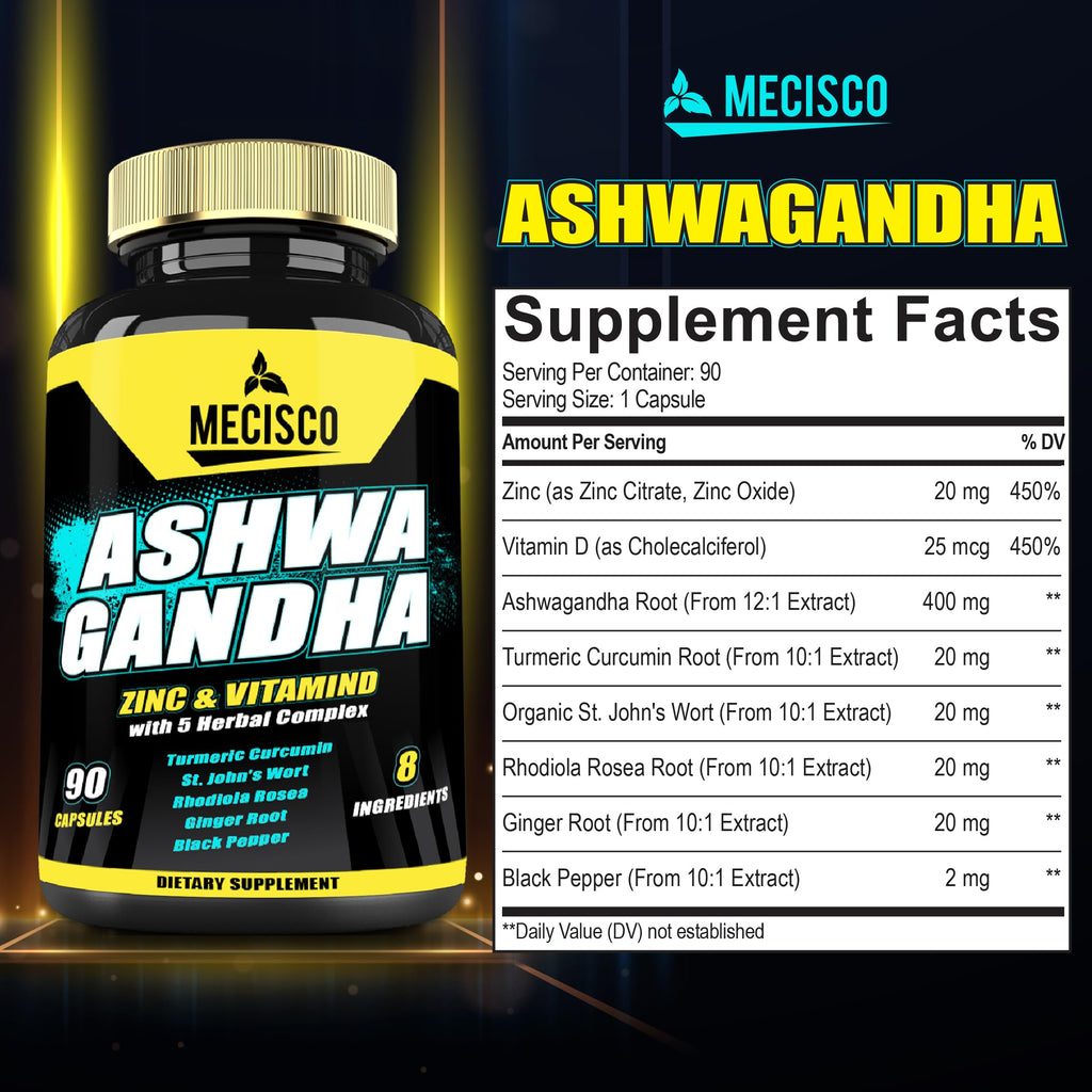 ashwagandha with st. john's wort for mood support
