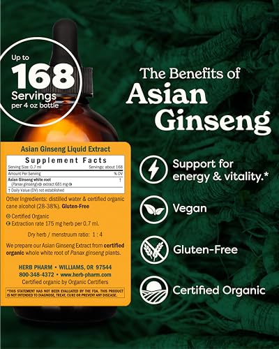 Asian ginseng for energy boost