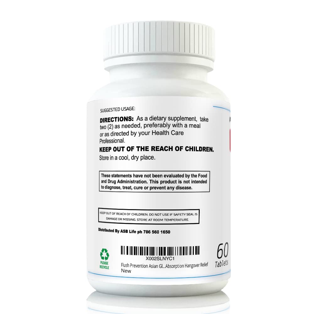 Asian glow relief vitamin support