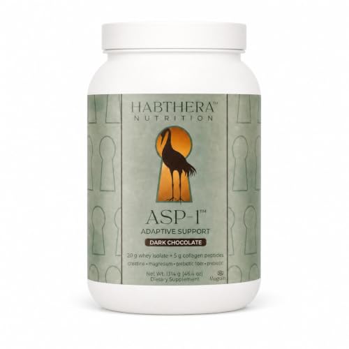 ASP-1 dark chocolate protein powder