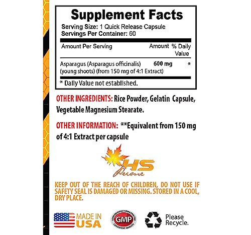asparagus extract for antioxidant support