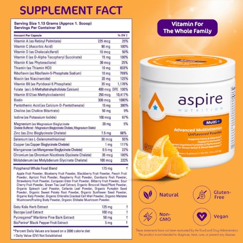 Aspire multivitamin for daily health